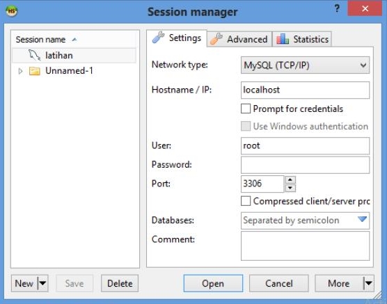 Cara Penggunaan HeidiSQL Sebagai MySQL Client - Machfud Blog