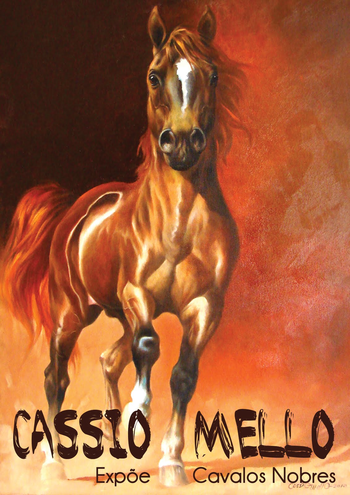 ARTISTA PLÁSTICO CASSIO MELLO: Exposição "CAVALOS NOBRES" - ARTISTA ...