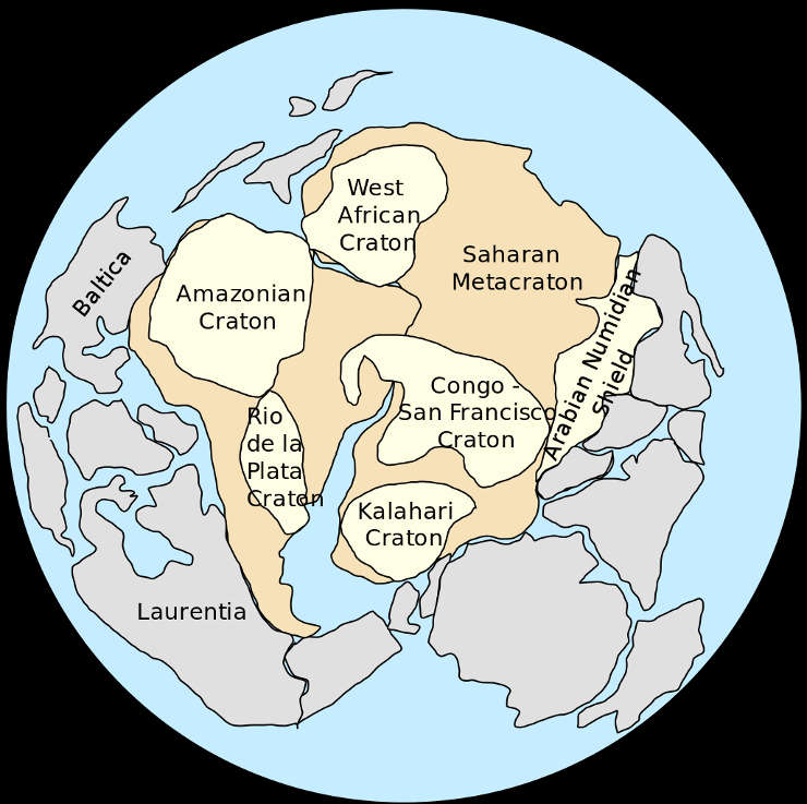 Pannotia el Supercontinente