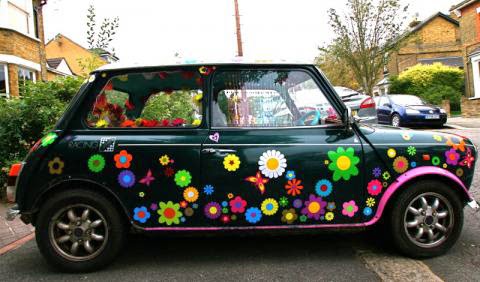 Modified car with cool decals - The Super Sport Cars