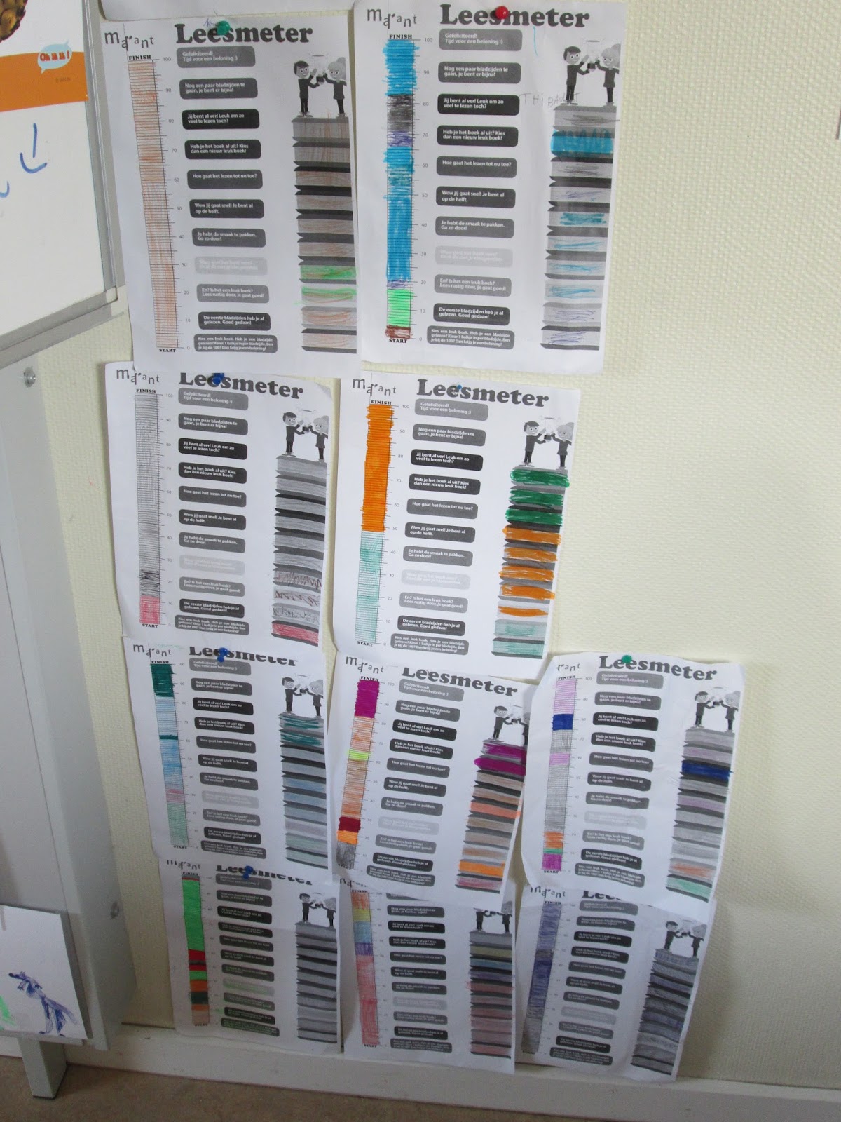 3de leerjaar Heideschool: slingerlezen en meterlezen!!