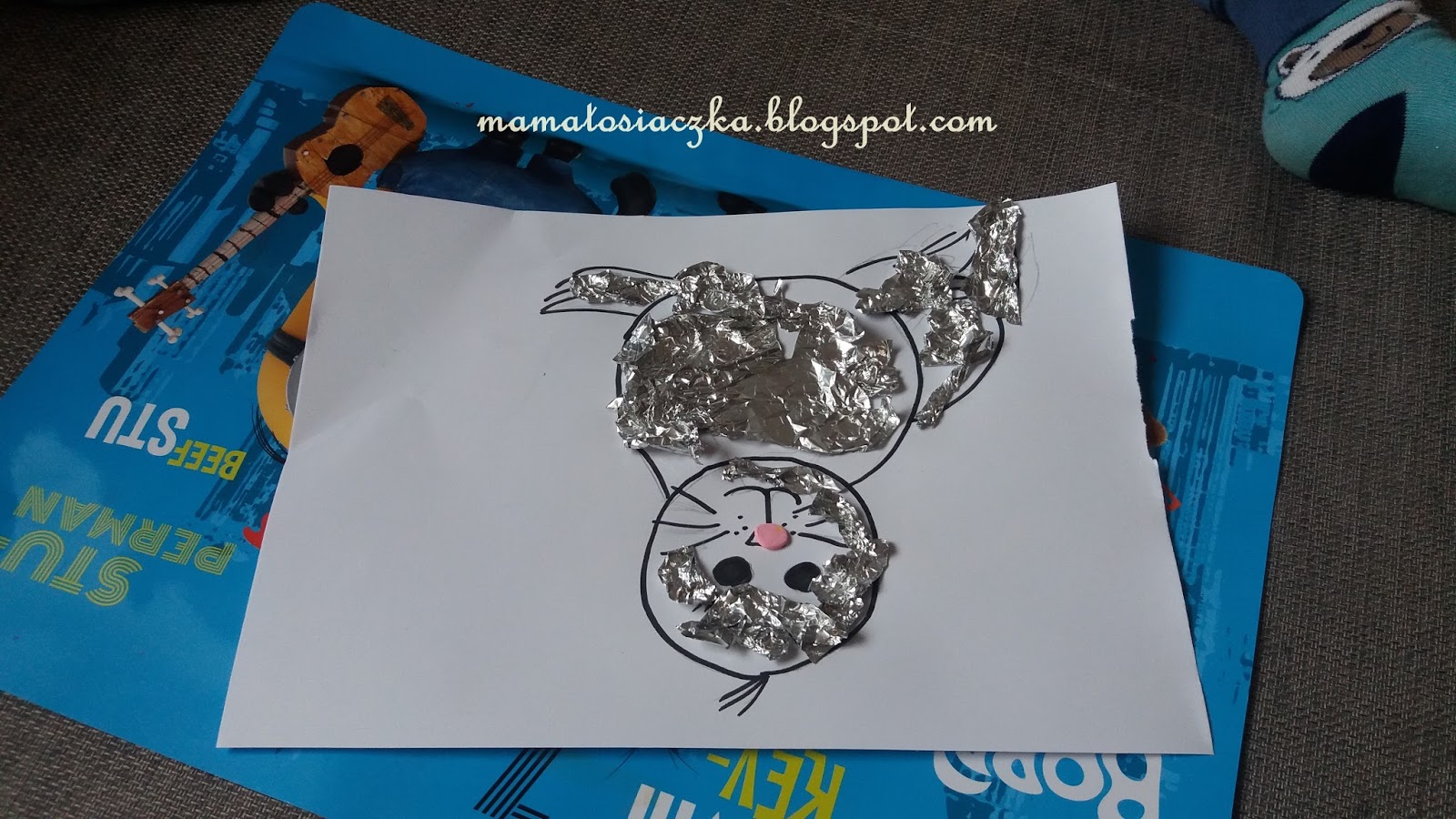 FOKA Z FOLII ALUMINIOWEJ - PROJEKT ZWIERZAKI - CUDAKI 3