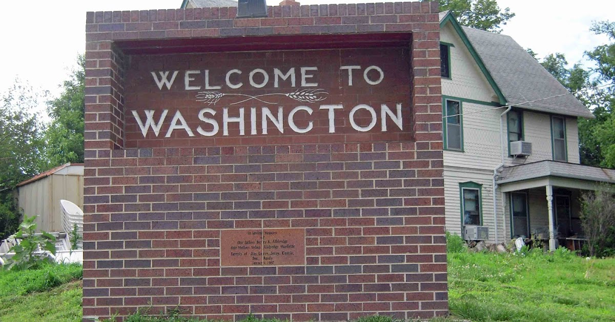 Geographically Yours Welcome: Washington, Kansas