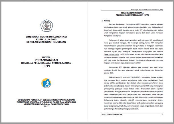 Perancangan RPP (Rencana Pelaksanaan Pembelajaran) Kurikulum 2013 SMK ...