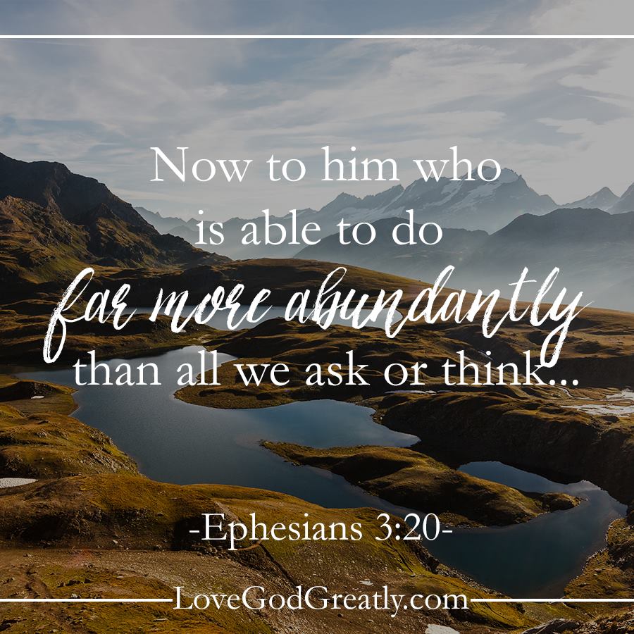 Living for God: Above and Beyond