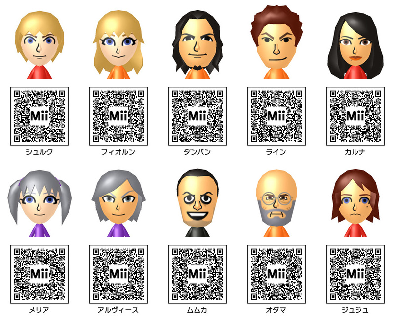 Kuso Gaming: Mii QR Codes