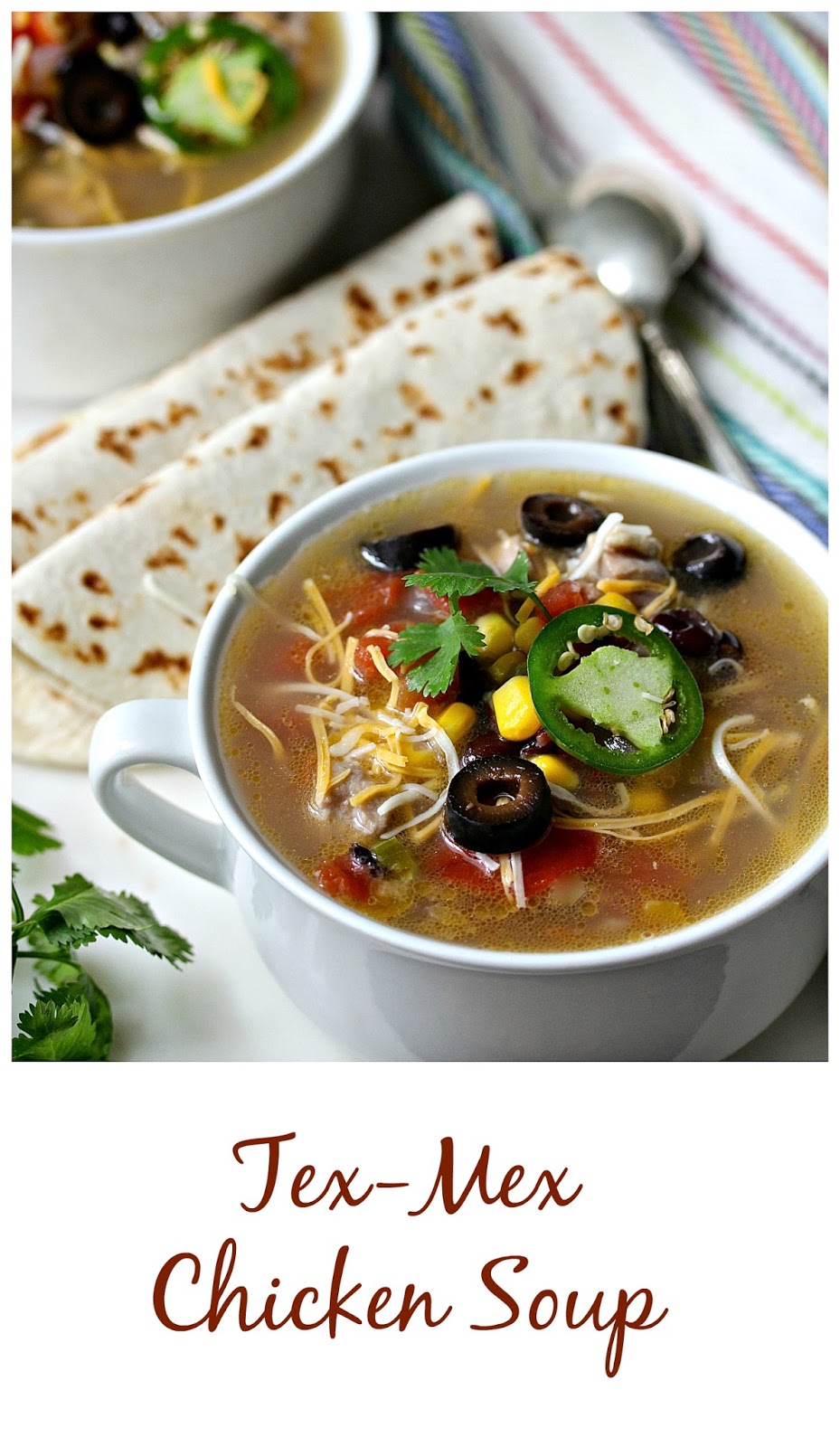 Tex-Mex Chicken Soup | Karen's Kitchen Stories