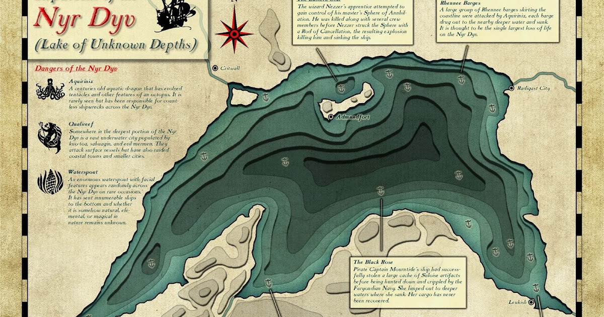 Greyhawkery: Greyhawk Map: Nyr Dyv Ship Wrecks