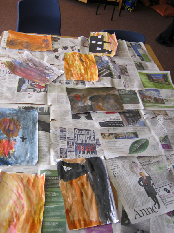 Year 4 blog: Blitz art work