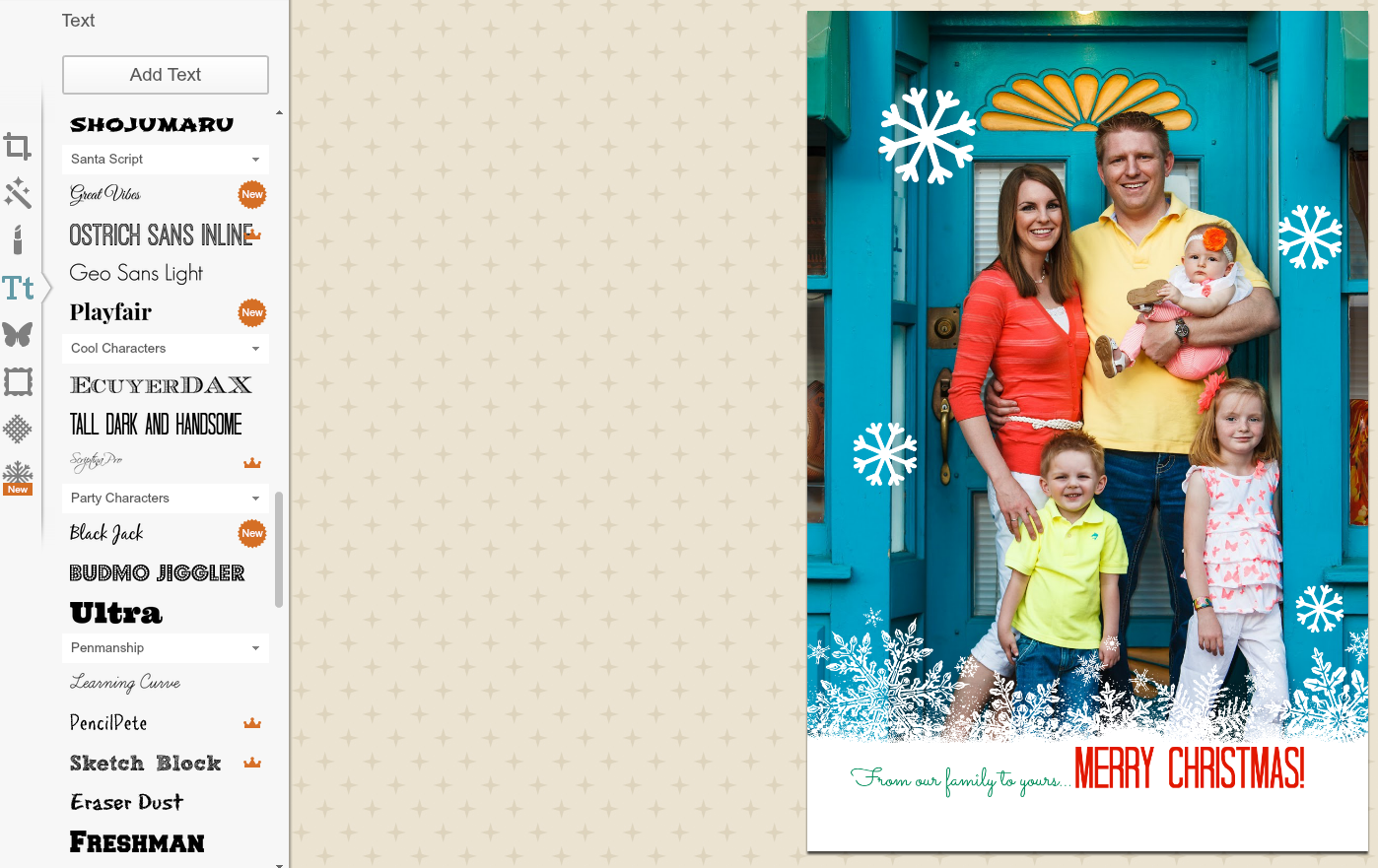 How to Easily Edit a Photo to Create a Personalized Holiday Card - I ...