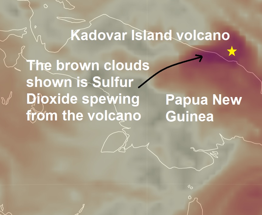 The Big Wobble : Tsunami warning issued for eruption of volcano on ...