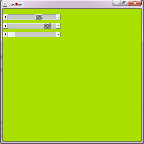 Java Programs Scrollbar Demo In Java Awt