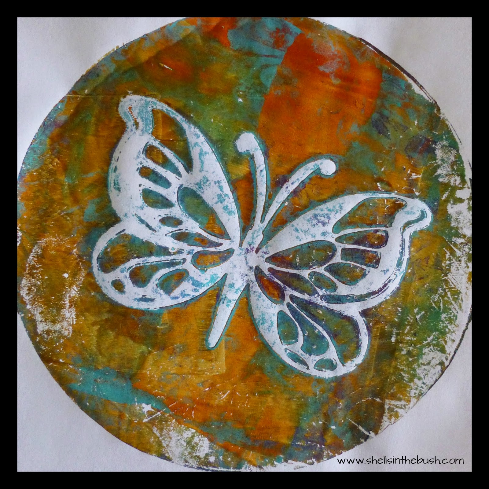 Shells in the Bush: Jam of Gelli Prints