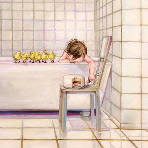 My Owl Barn: Surreal Paintings by McKenzie Fisk