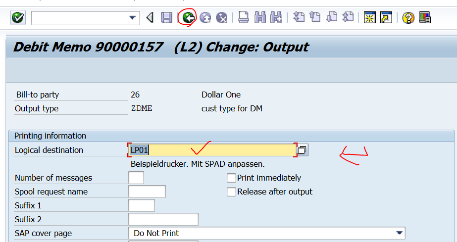 Techsap Creating A New Billing Output Type And Assigning It To The
