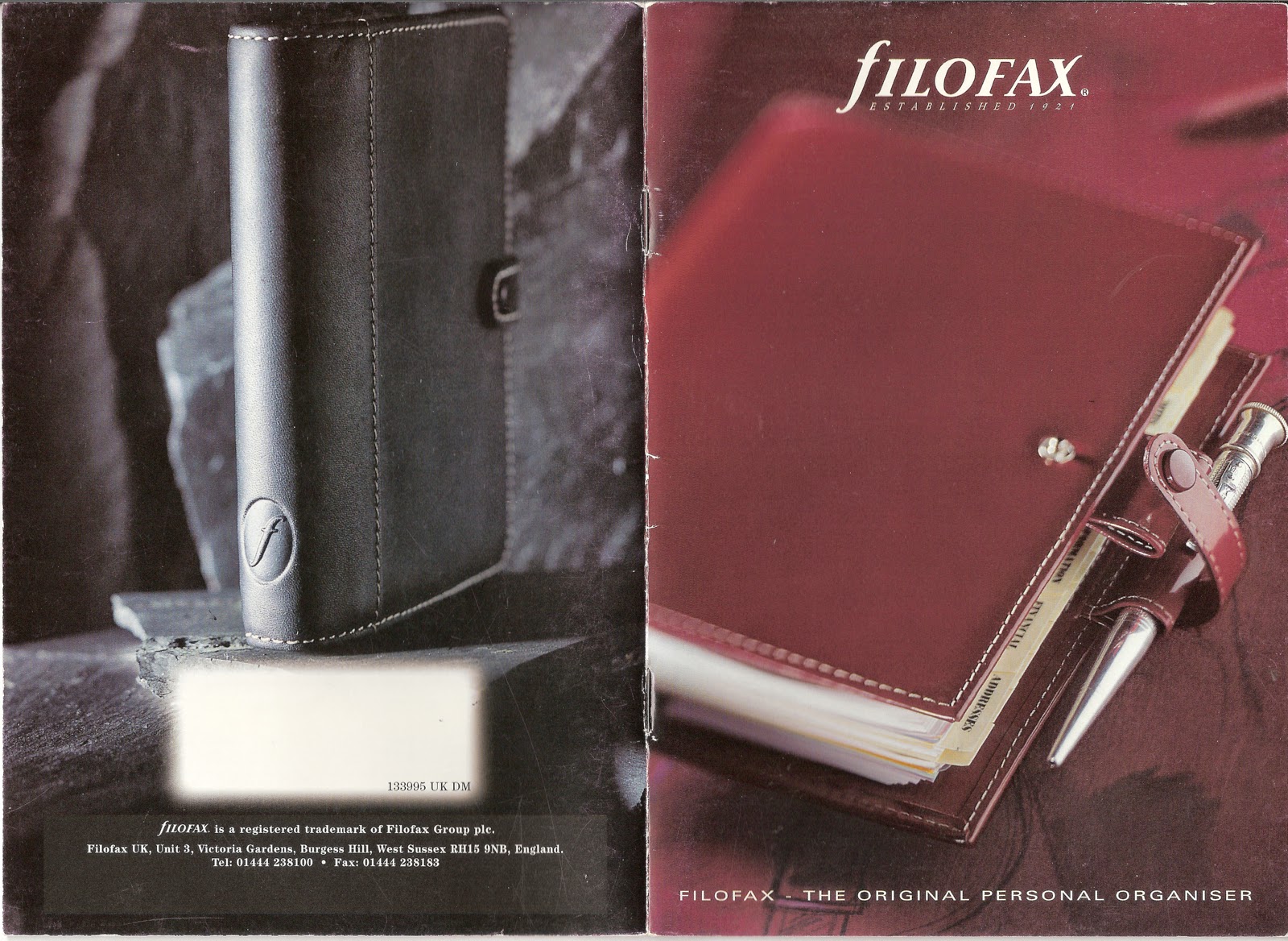 Philofaxy: Filofax Catalogue 1999
