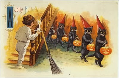 xoxoxo e: vintage halloween cats