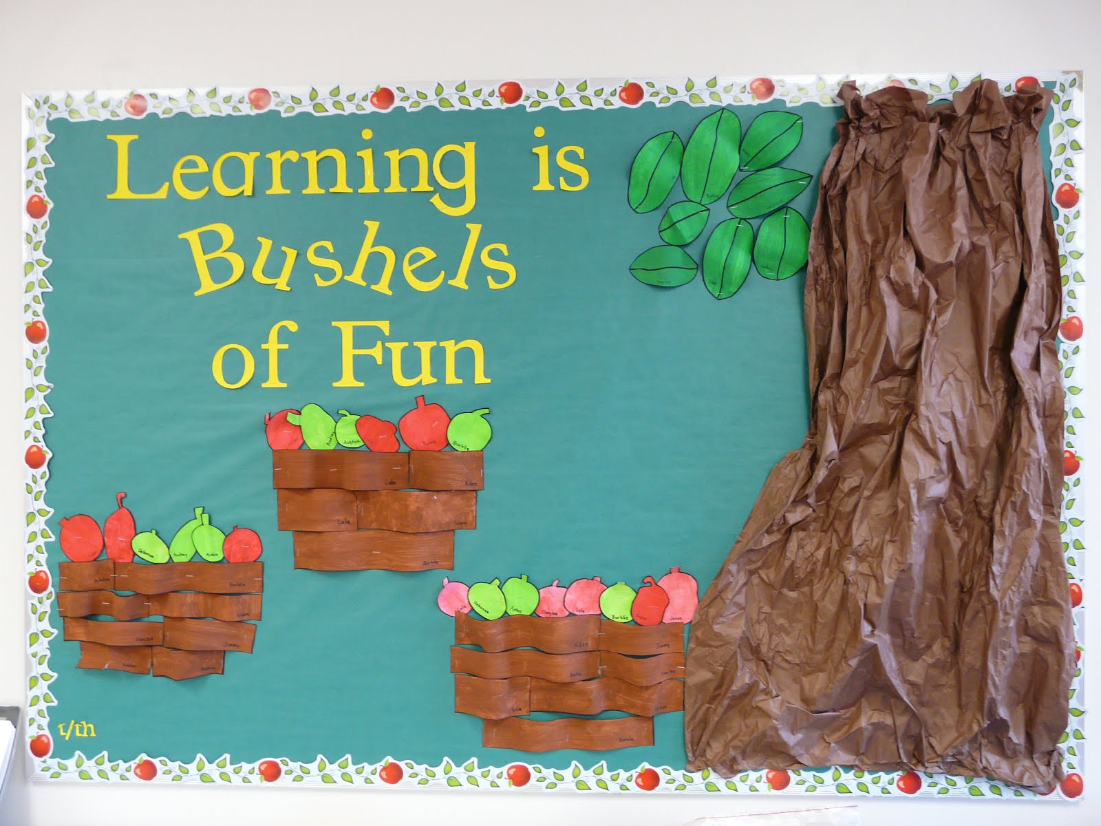 Bulletin Board Ideas: Half-Day Fours - Fall 2011