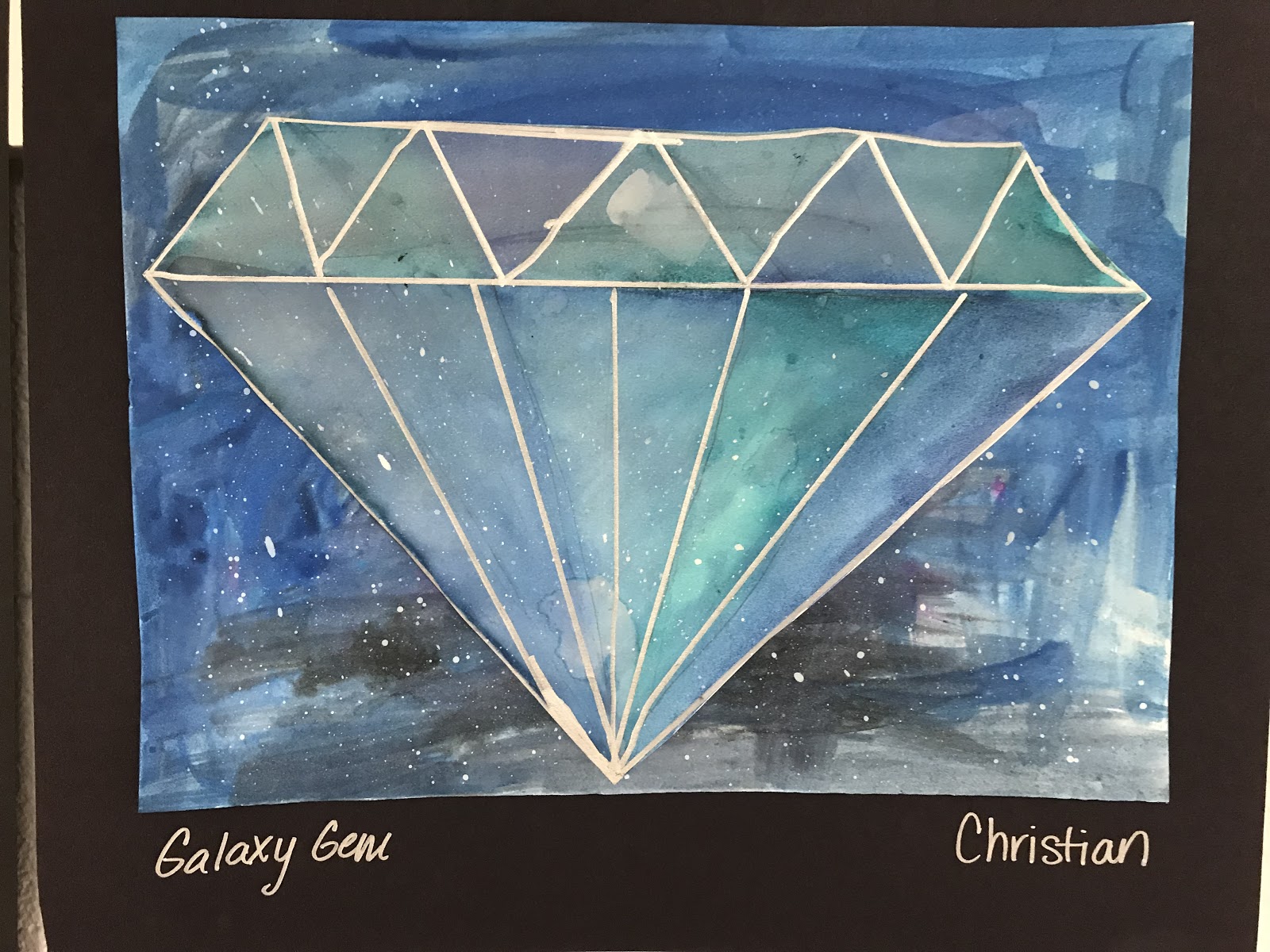 Elements of the Art Room: Art Rocks! 4th grade Gems & Crystals