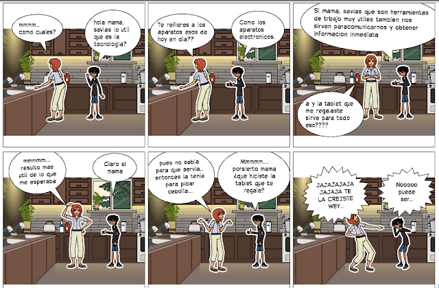 Las herramientas TIC: TIRA COMICA