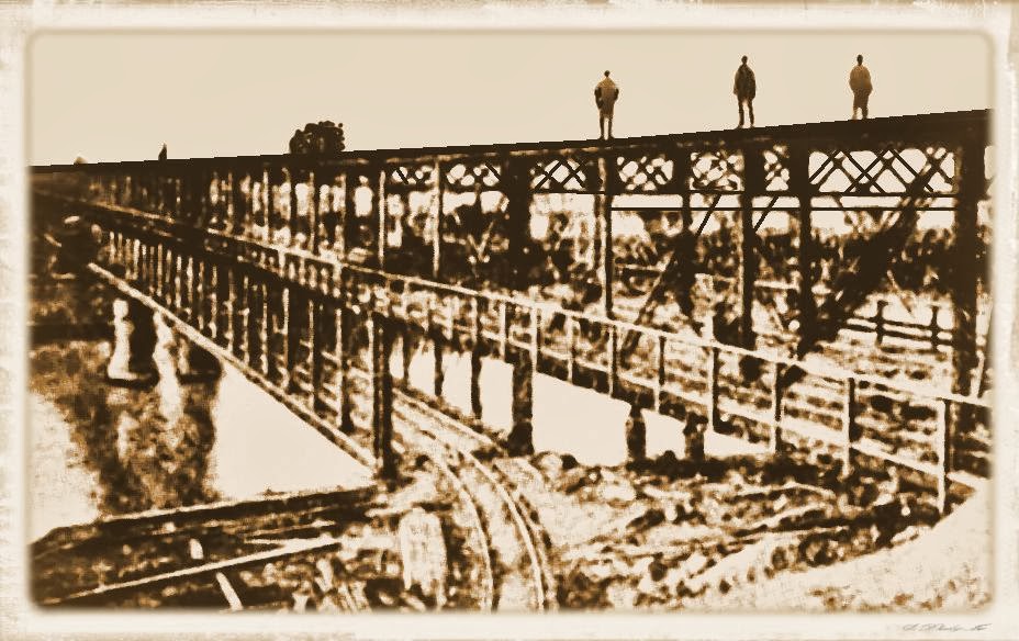 The Steel Bridge and the Railroad