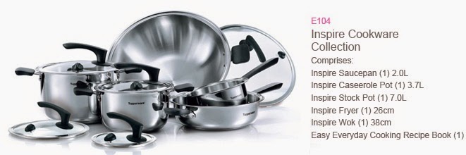 MySarah Tupperware Syndicate: Tupperchef Inspire Cookware