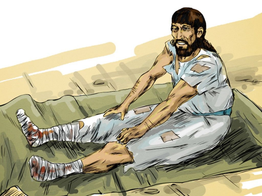 Jesus Heals a Man by a Pool