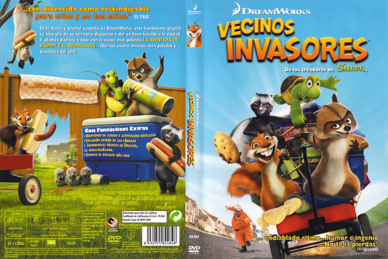 EL DESCUBRIMIENTO DE LAS PELICULAS AJENAS A DISNEY: Vecinos Invasores ...