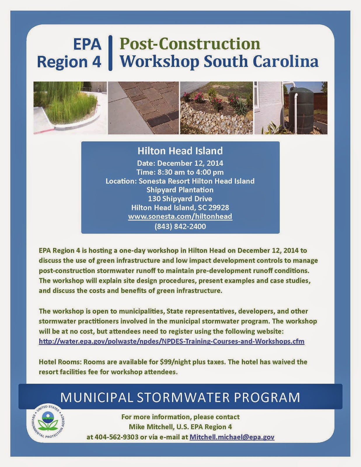 Neighbors for Clean Water: EPA Region 4 Post-Construction Workshop ...