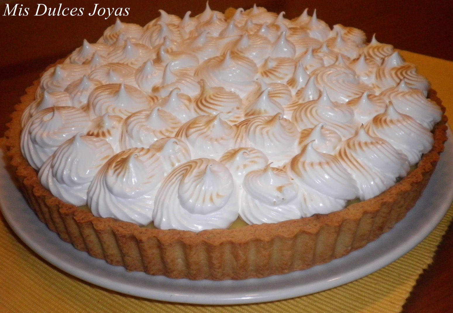 Tarta de limón y merengue - Mis Dulces Joyas