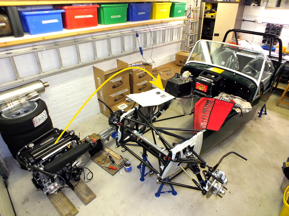 Caterham Seven Build: Build Day 3 - Front Brakes