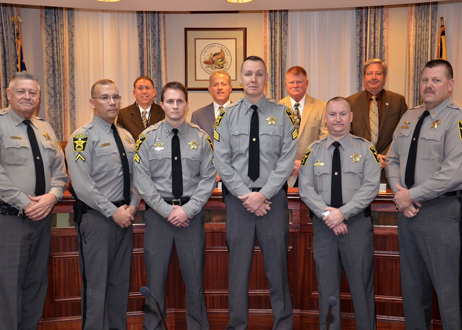 Calvert County Sheriff's Office: SHERIFF EVANS PROMOTES SEVERAL DEPUTIES