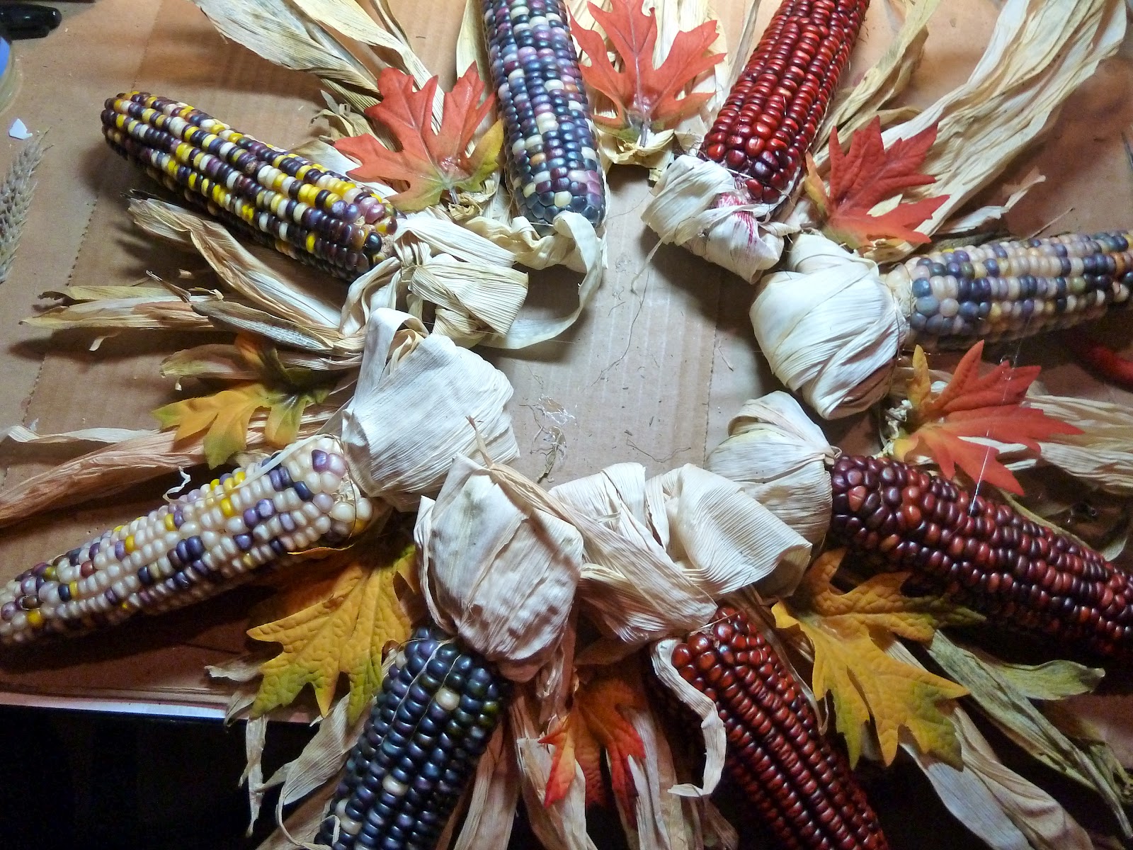 Make it easy crafts: Quick one-hour Indian corn wreath