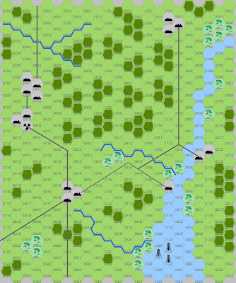 Gaming with Chuck: Wargame Wednesdays - GEV map, The Delta