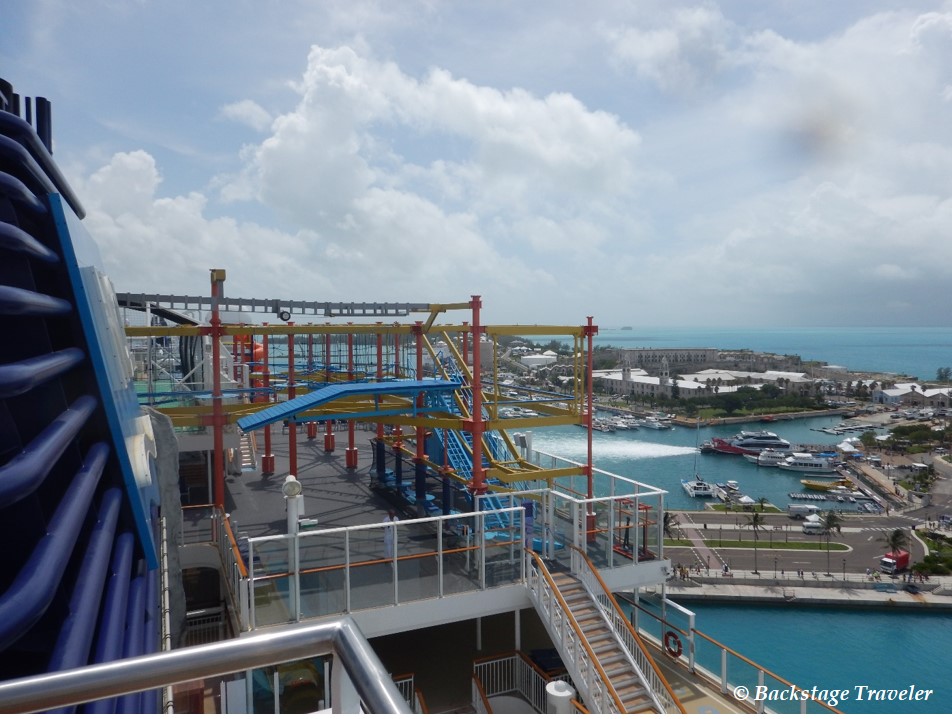 Backstage Traveler: Family Cruising - Norwegian Breakaway Ropes Course