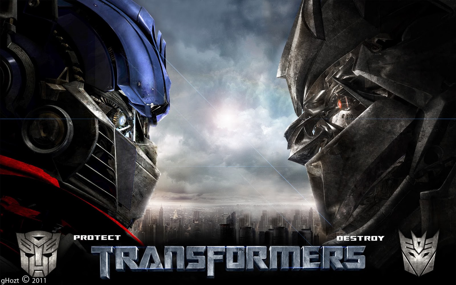 Protect Vs Destroy Transformers Wallpaper