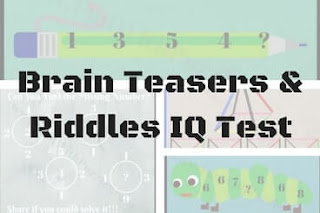 Brain Teasers & Riddles Iq Test for Teens & Adults with Answers