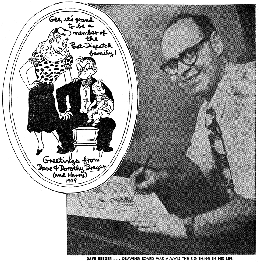 Stripper's Guide: News of Yore 1949: Dave Breger Profiled