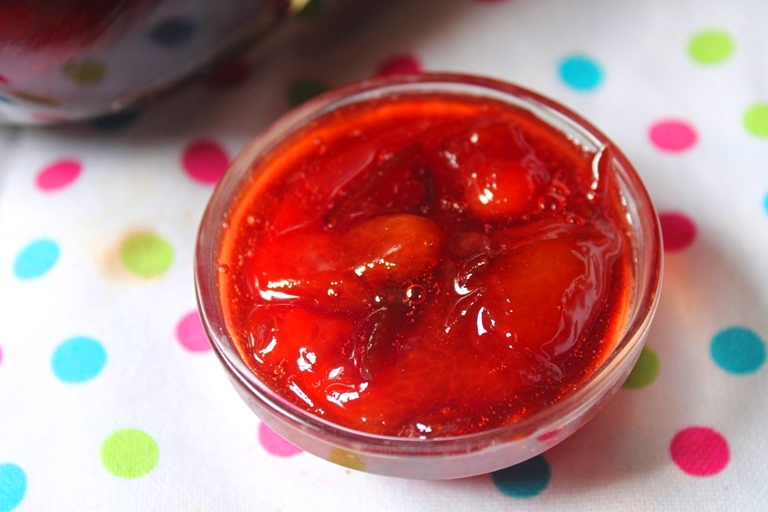 Plum Preserves Recipe / Plum Jam Recipe - No Pectin / No Preservative ...