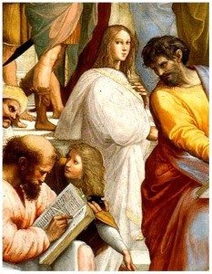 pensieroerealtà: Ipazia nella Scuola di Atene