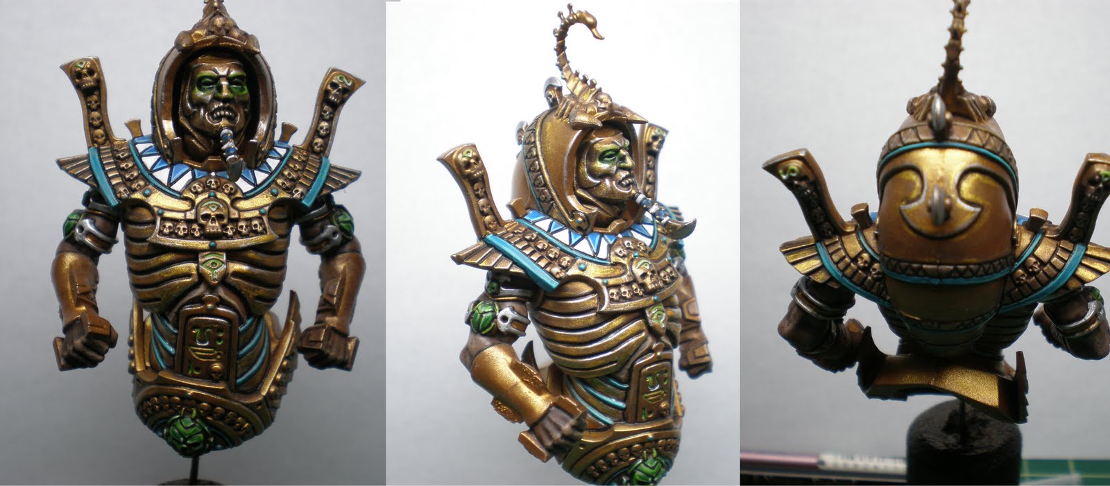 Khepri's Eternal Legion: Tomb Kings Khemrian Warsphinx/Necrosphinx Part 3