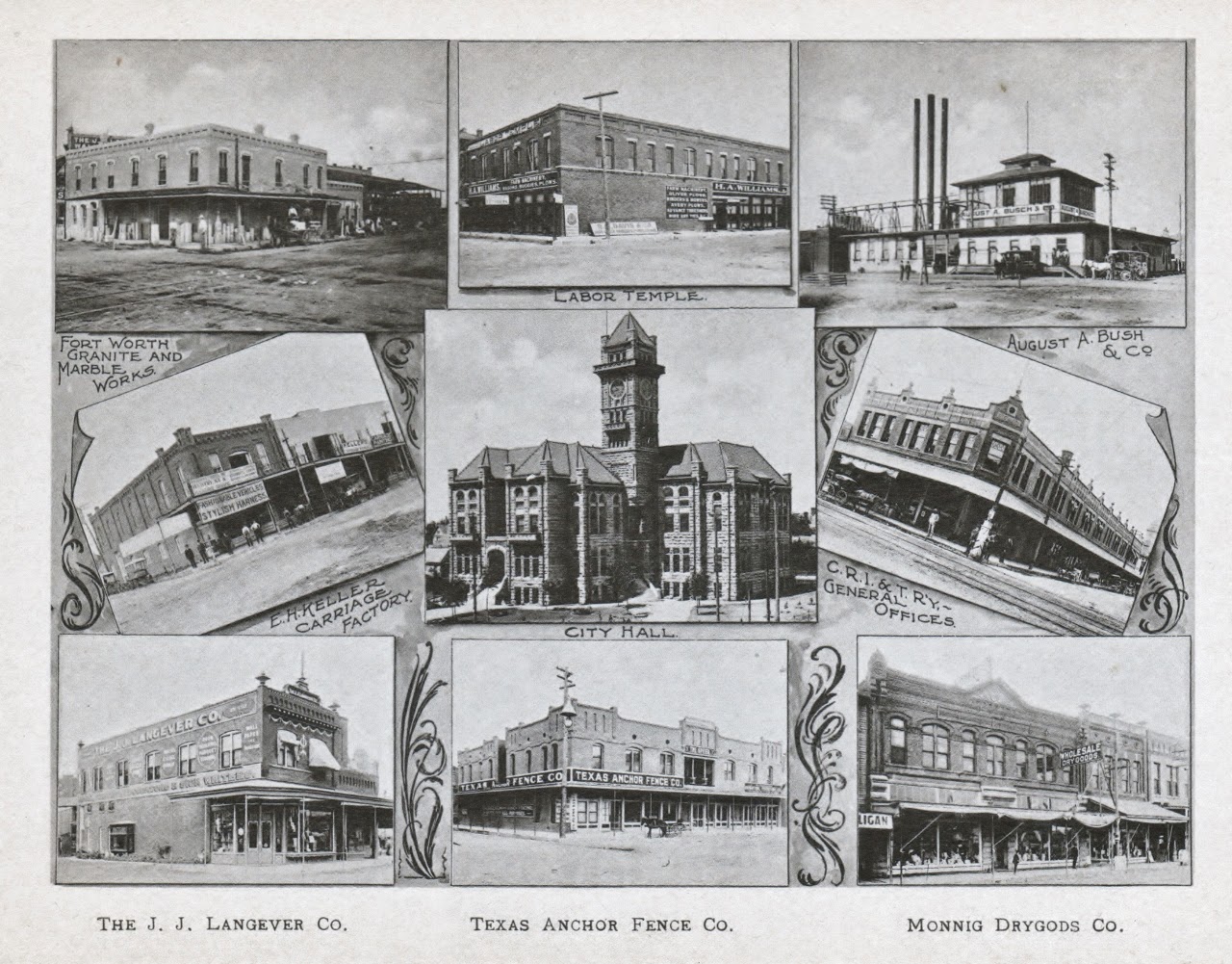 The Fort Worth Gazette: 1903: Charles Swartz.. Views of Fort Worth