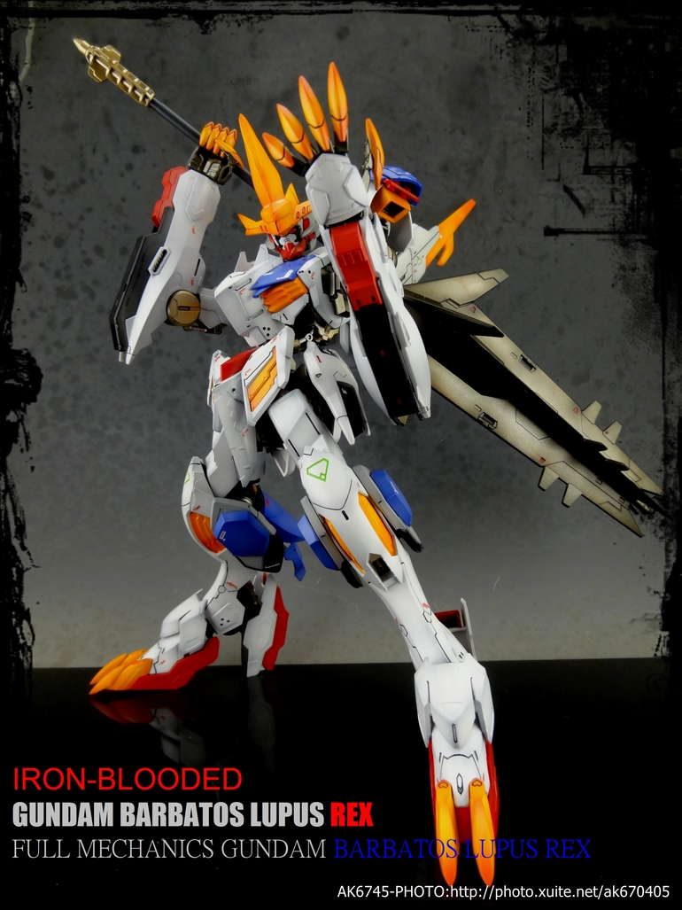 Custom Build: FM 1/100 Gundam Barbatos Lupus Rex