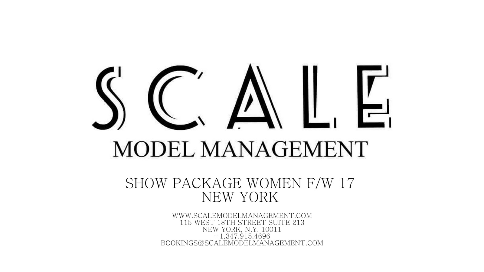 SCALE Model Management - SCALE NYC