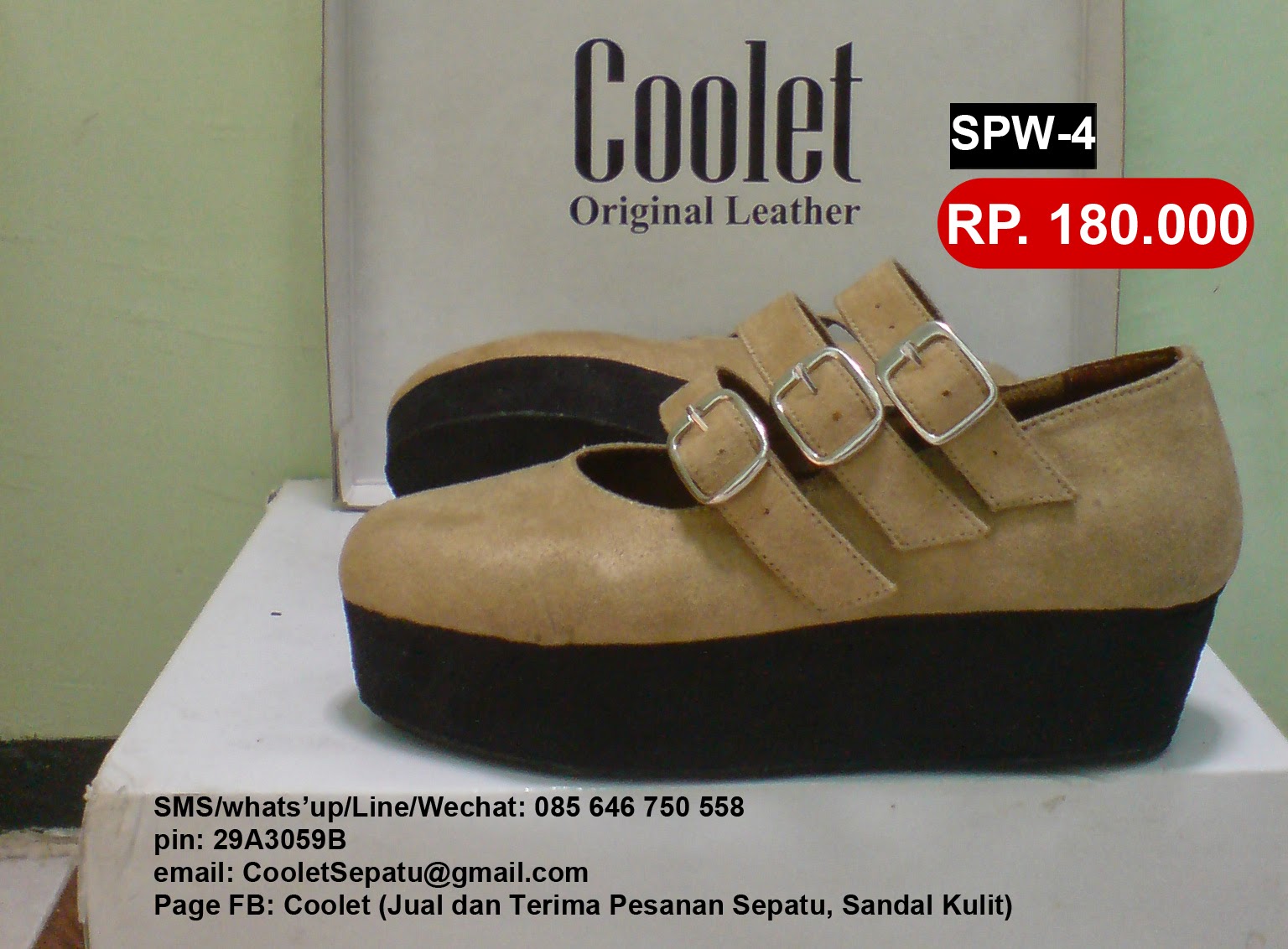 Jual Sepatu Kulit - Pesan Sepatu Murah - 085646750558 pin 29A3059B