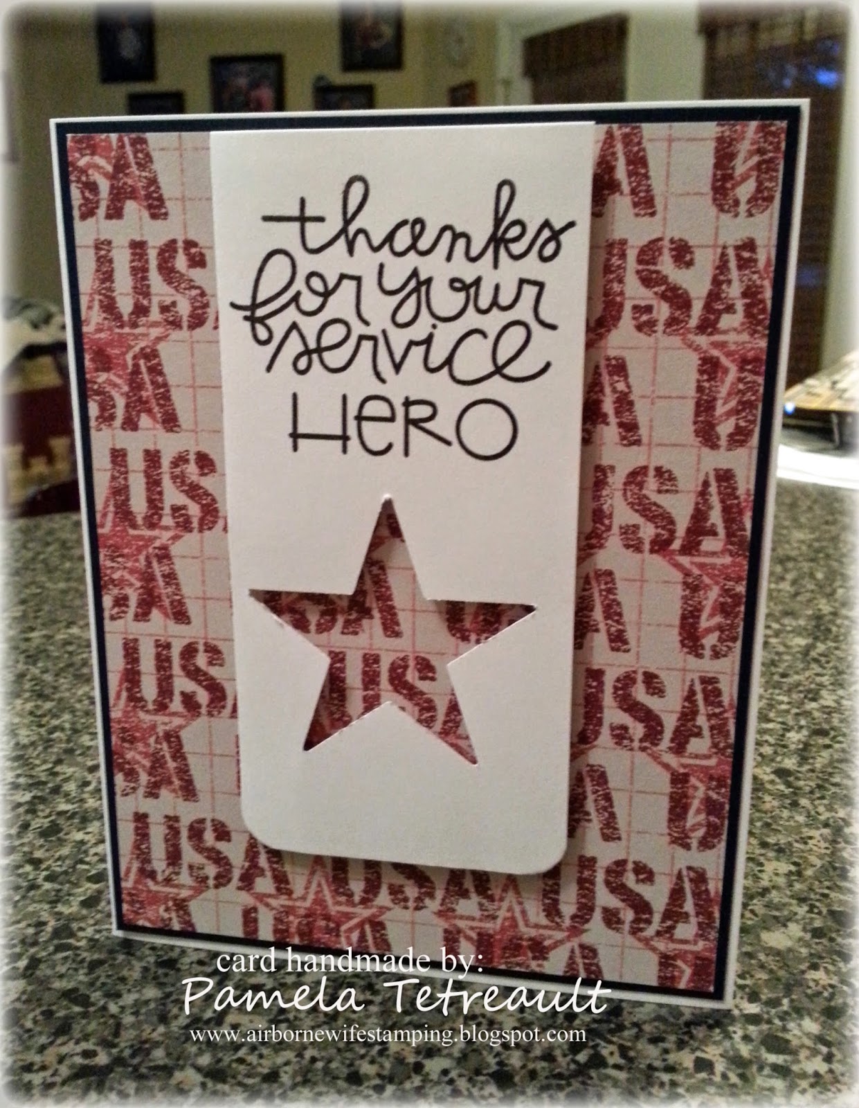 airbornewife's stamping spot: "THANKS FOR YOUR SERVICE HERO" lot of ...