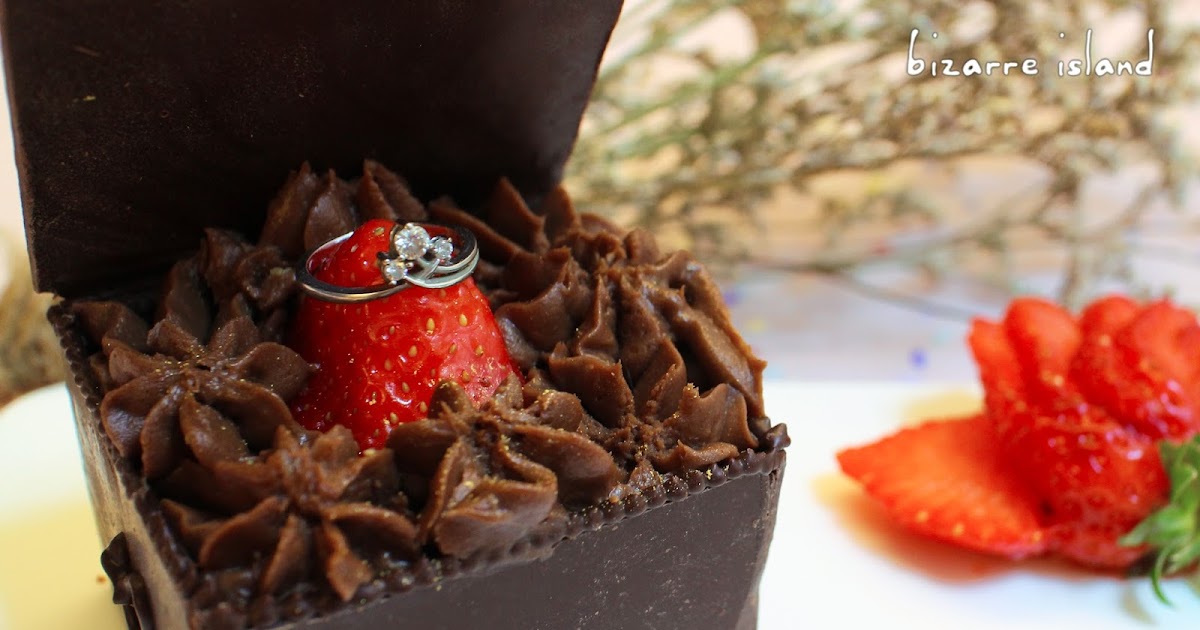 ~ bizarre island ~: No Bake Chocolate Cheesecake in Chocolate Box