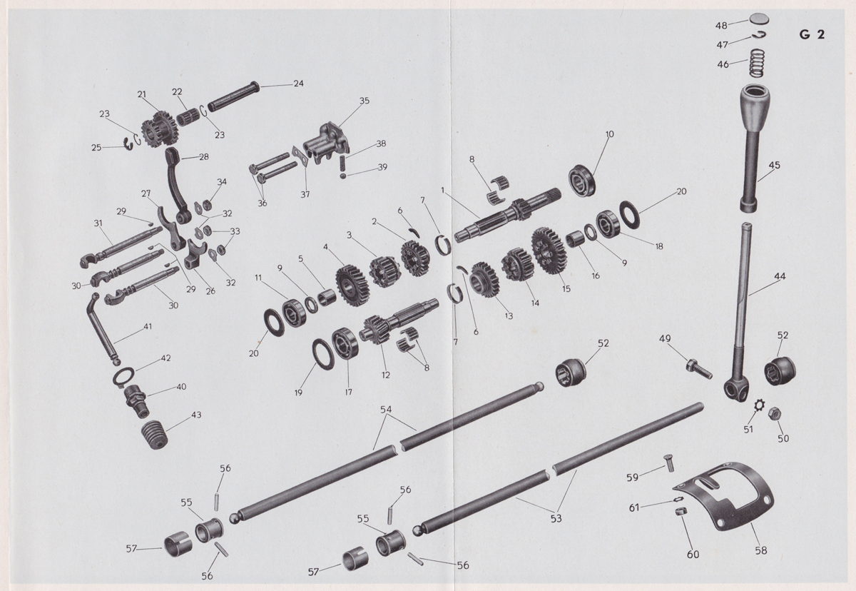BZ's BMW Isetta 300's: Goggomobil T TS TL Parts Diagrams