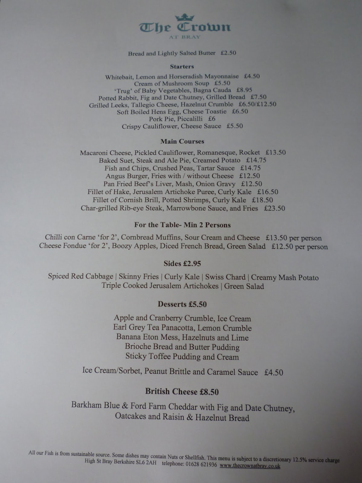 Pies and Fries: The Crown, Bray