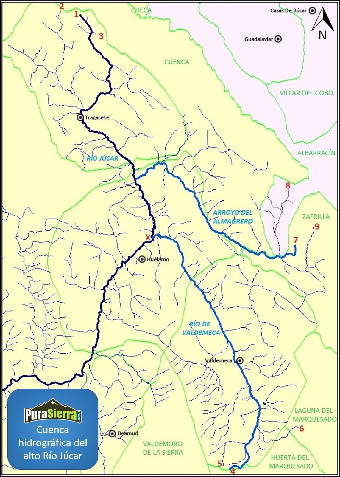 PuraSierra: ¿Dónde nace el Río Júcar? Recorrido virtual y fotográfico ...